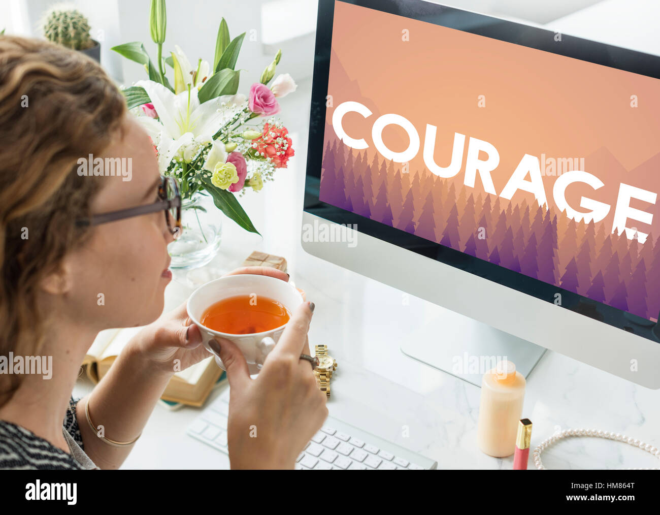 Freedom Courage Inspiration Passion Concept Stock Photo - Alamy