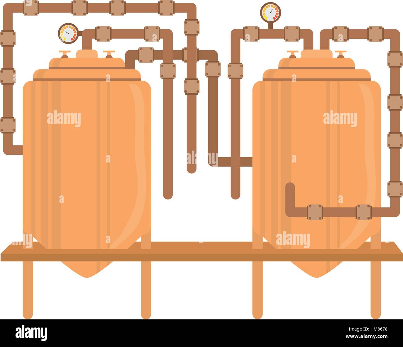 beer tanks icon image design, vector illustration Stock Vector Image ...