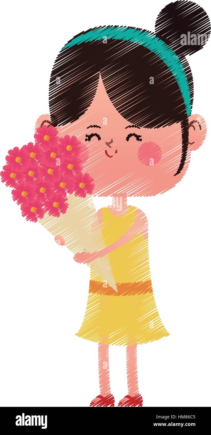 cute girl icon Stock Vector Image & Art - Alamy