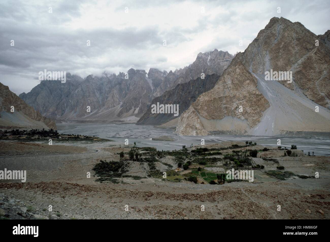 Hunza valley, Himalayas, Gilgit-Baltistan (Northern Territory ...