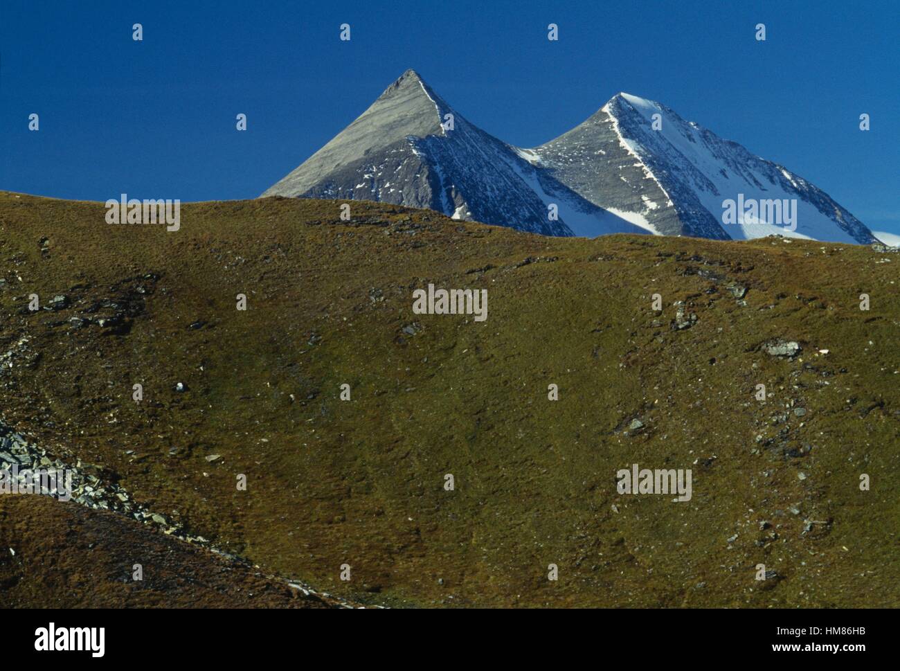 Peaks of the Glockner group, Austria Stock Photo - Alamy