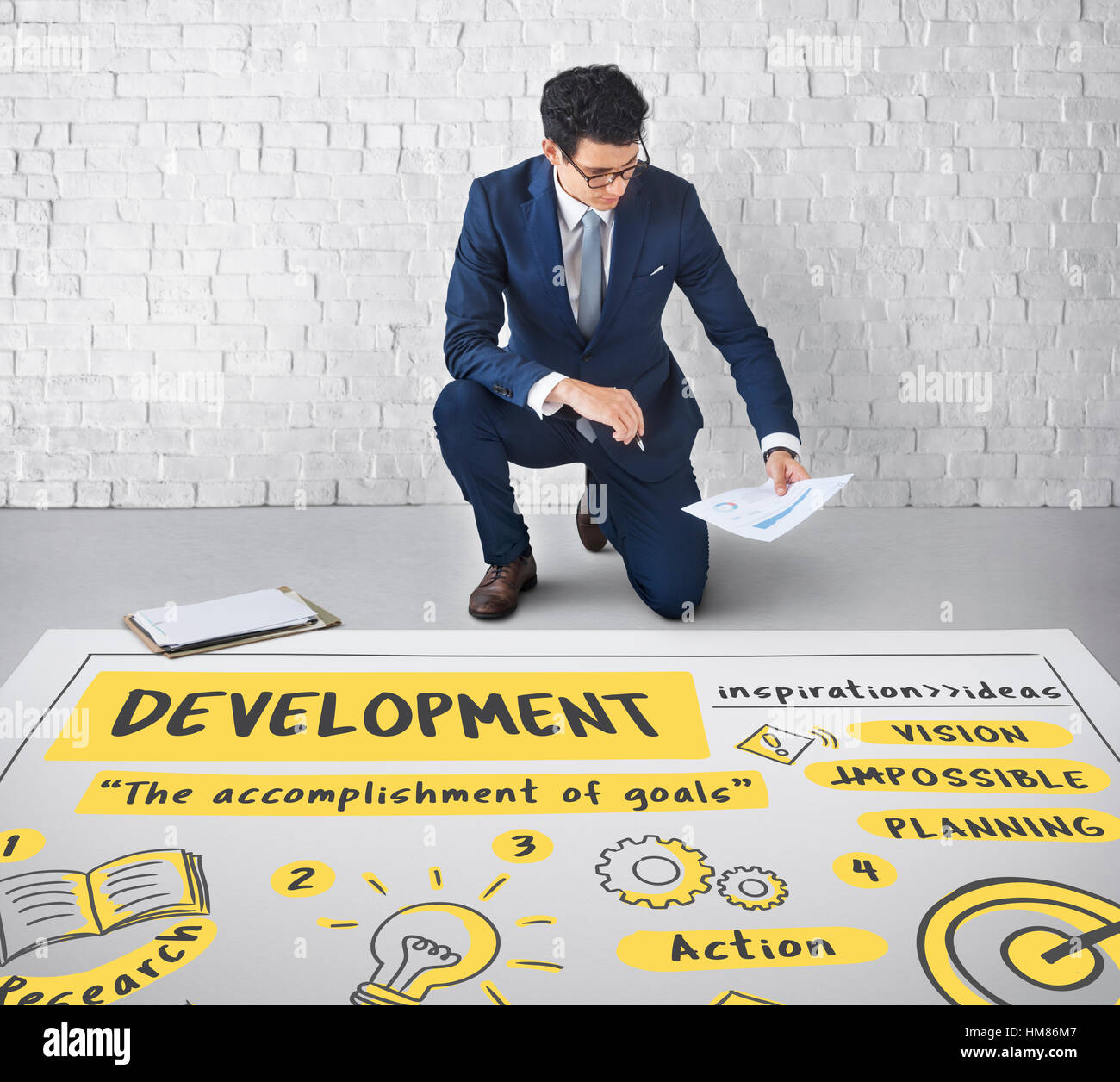 Development Achievement Improvement Success Concept Stock Photo - Alamy