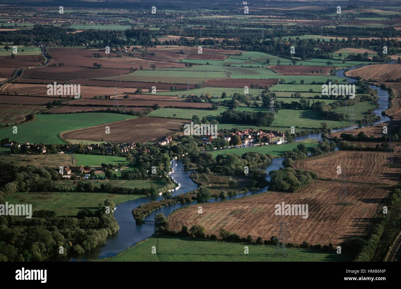 The course river thames near sandford lock hi-res stock photography and ...