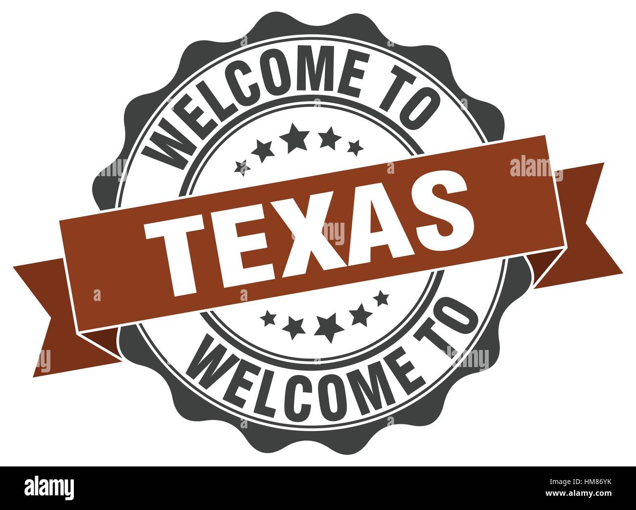 Texas round ribbon seal Stock Vector Image & Art - Alamy