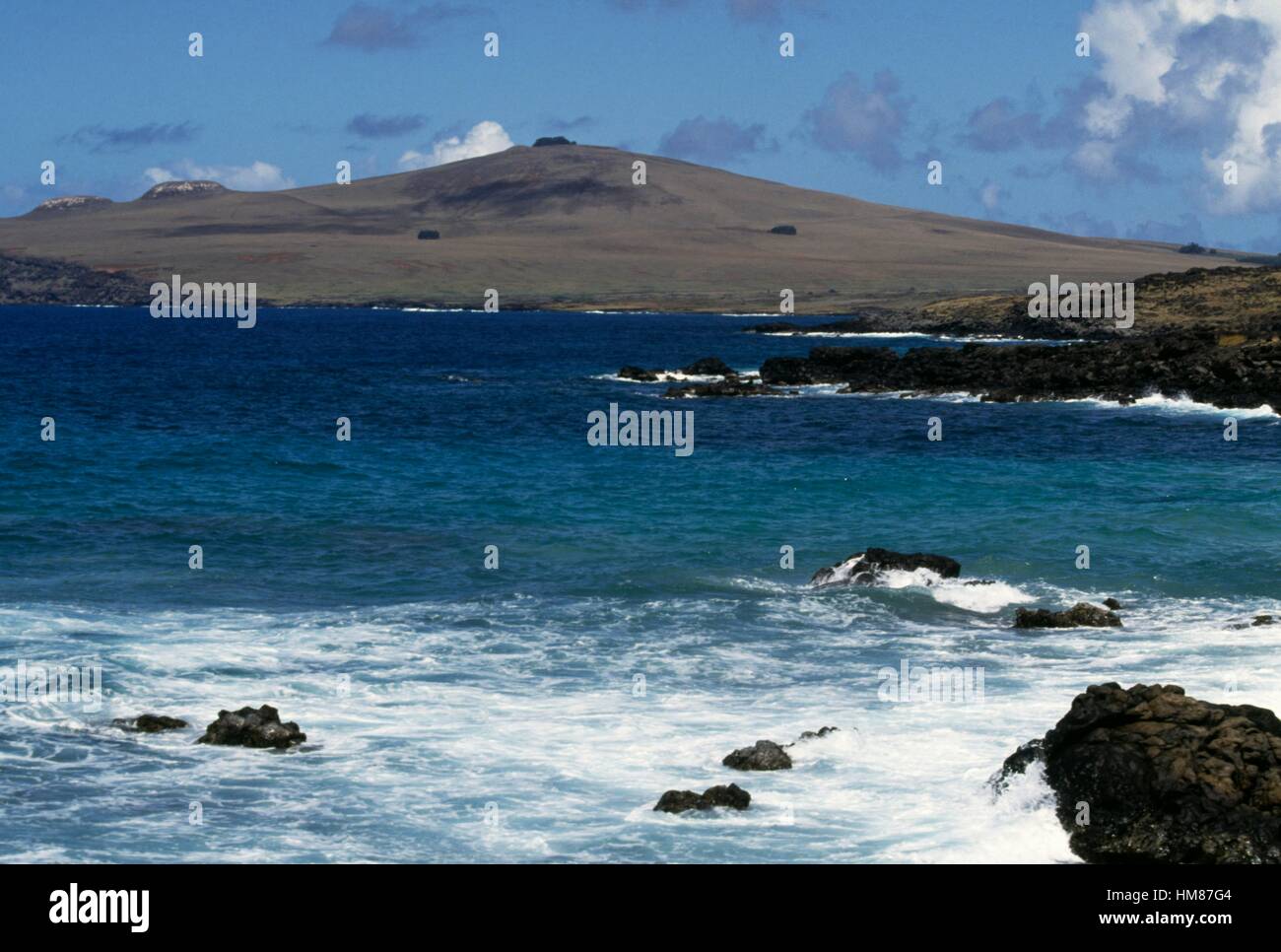 Poike peninsula seen from ovahe hi-res stock photography and images - Alamy
