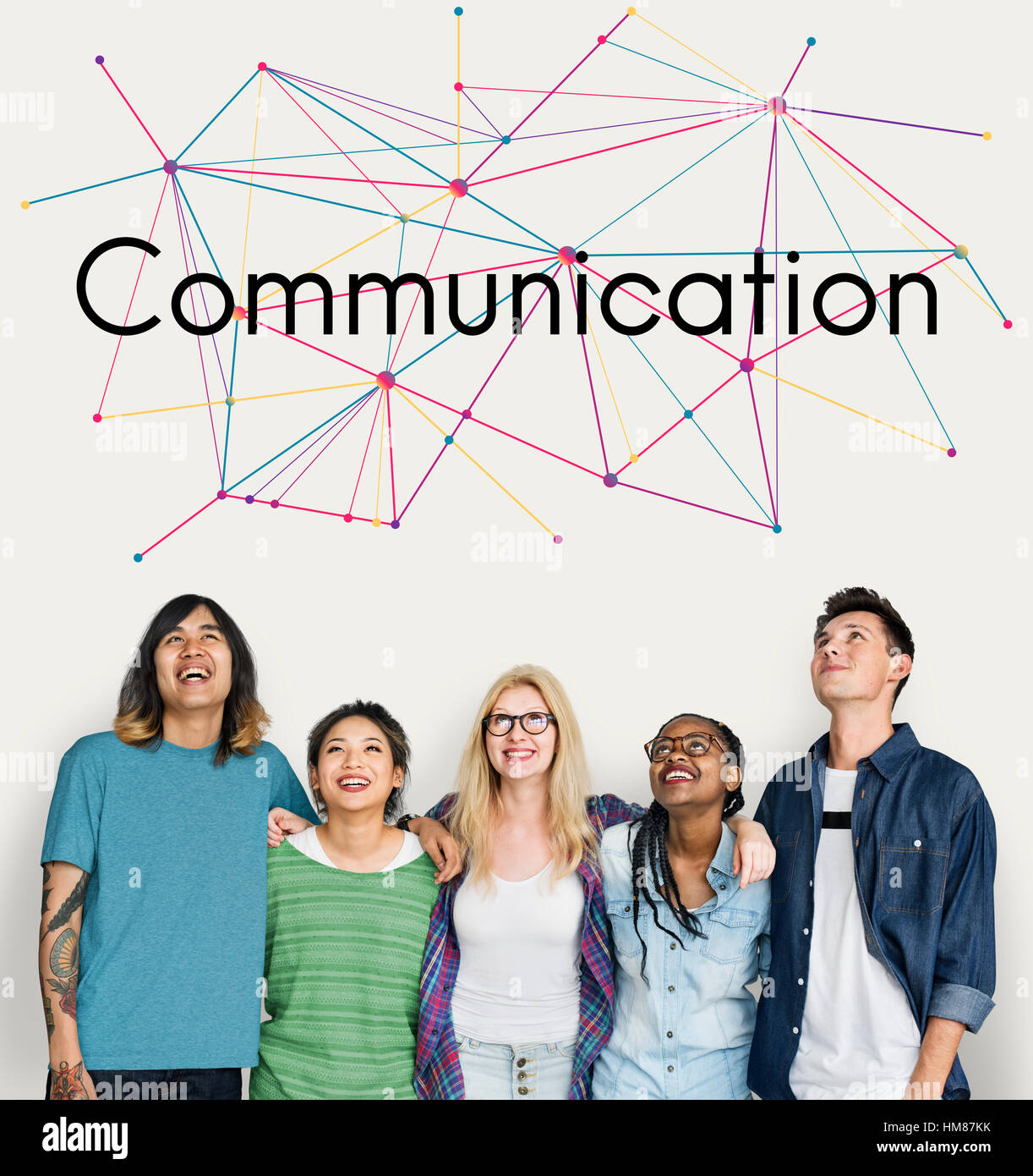Web Link Chain Interconnection Concept Stock Photo - Alamy