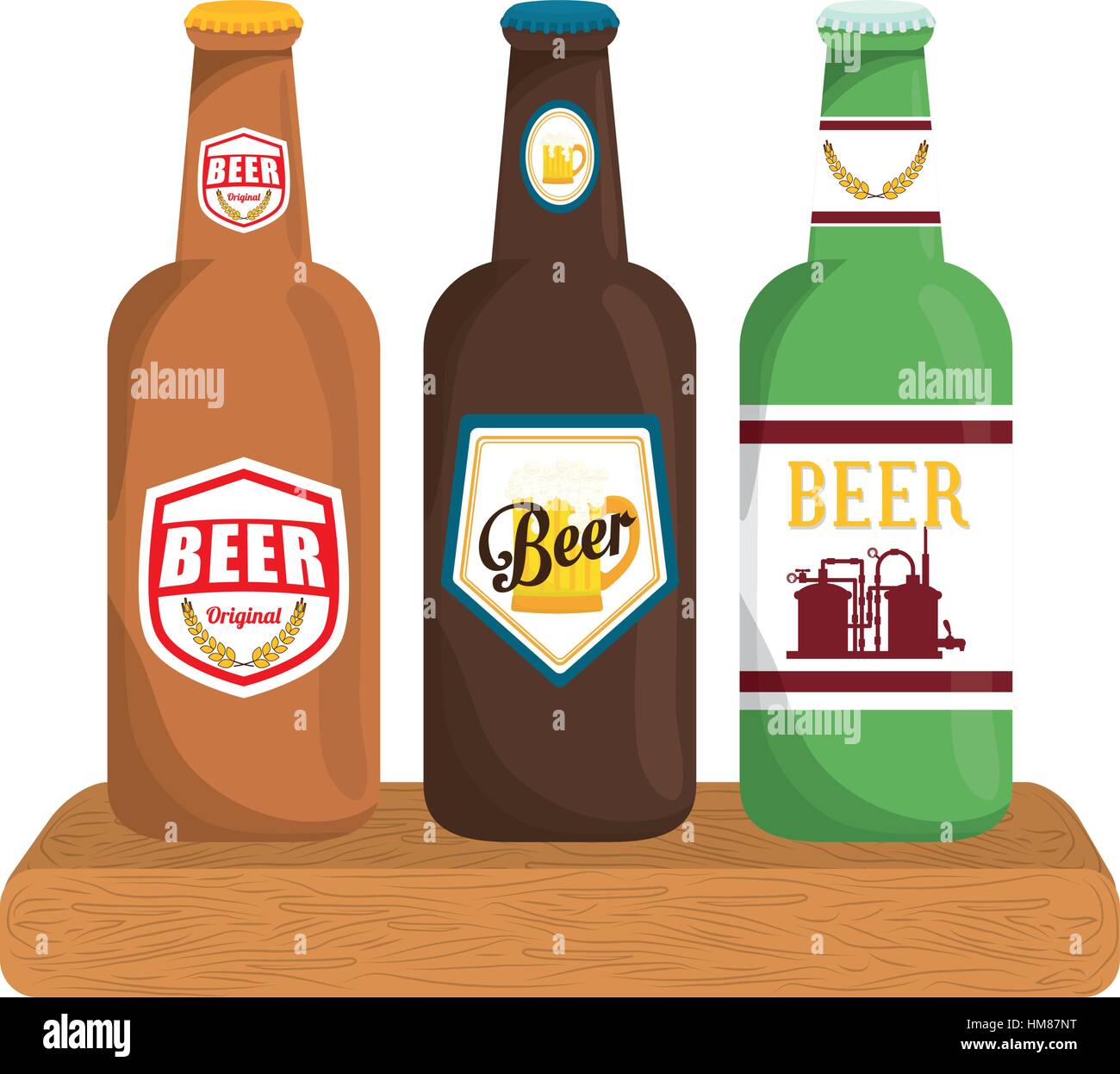 Brown paths Stock Vector Images - Alamy