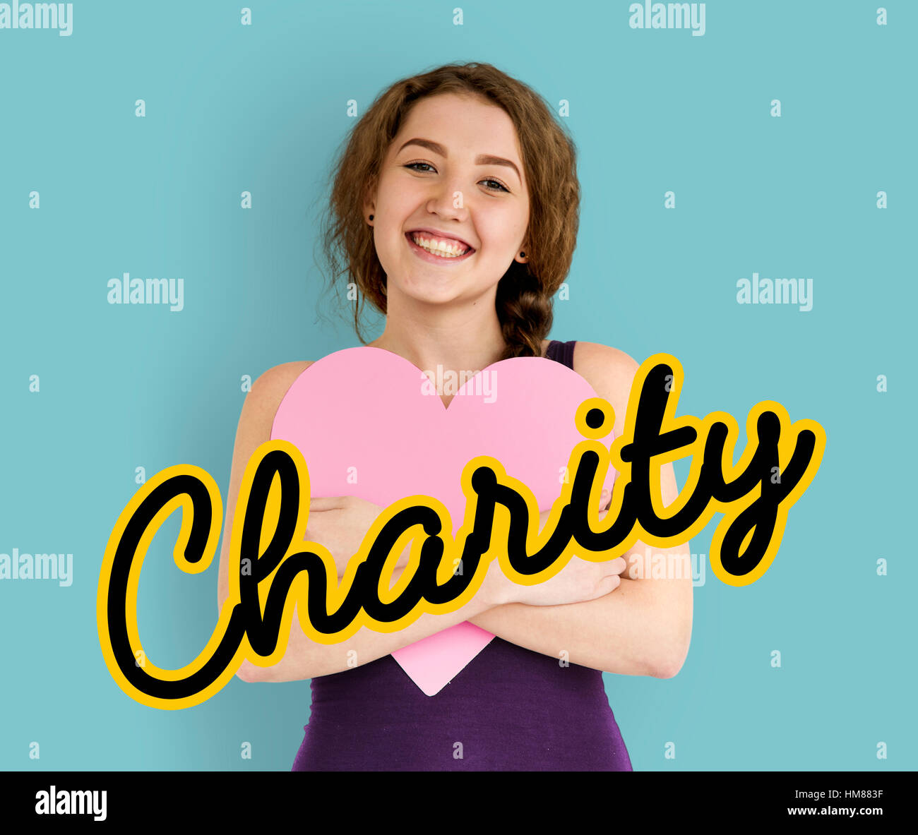 Charity Donation Writing Word Concept Stock Photo - Alamy