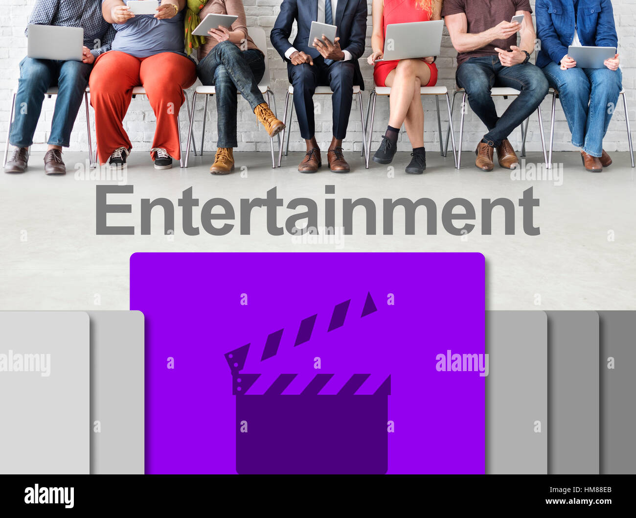 Cinema Media Movies Entertainment Concept Stock Photo - Alamy