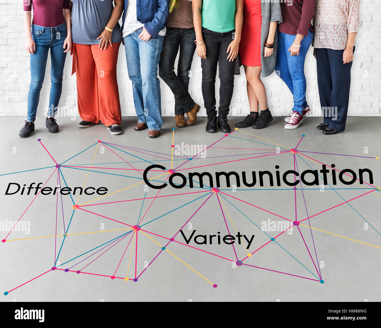 Web Link Chain Interconnection Concept Stock Photo - Alamy