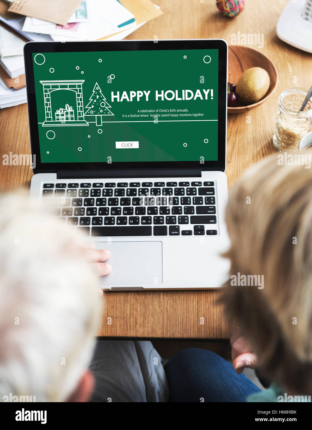 Happy Holiday Break Celebrate Party Enjoyment Concept Stock Photo - Alamy