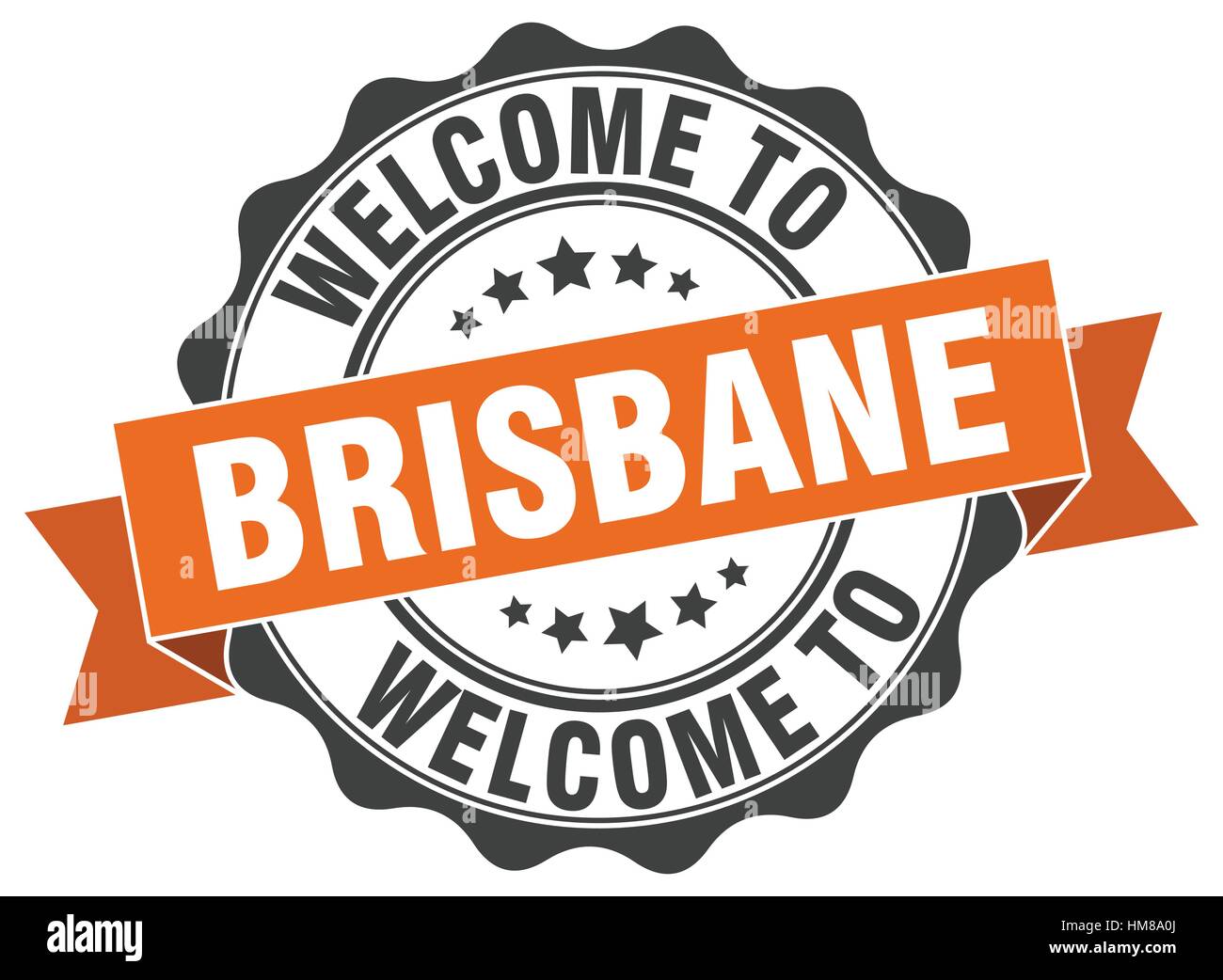 Welcome brisbane stamp hi-res stock photography and images - Alamy