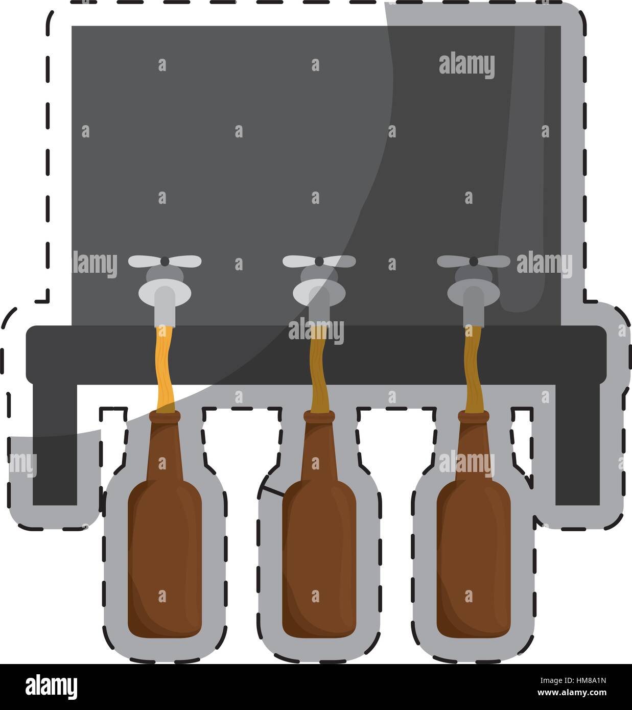 beer dispensers icon image design, vector illustration Stock Vector ...