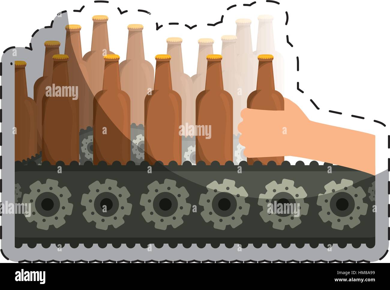 Washing bottles factory water hi-res stock photography and images - Alamy