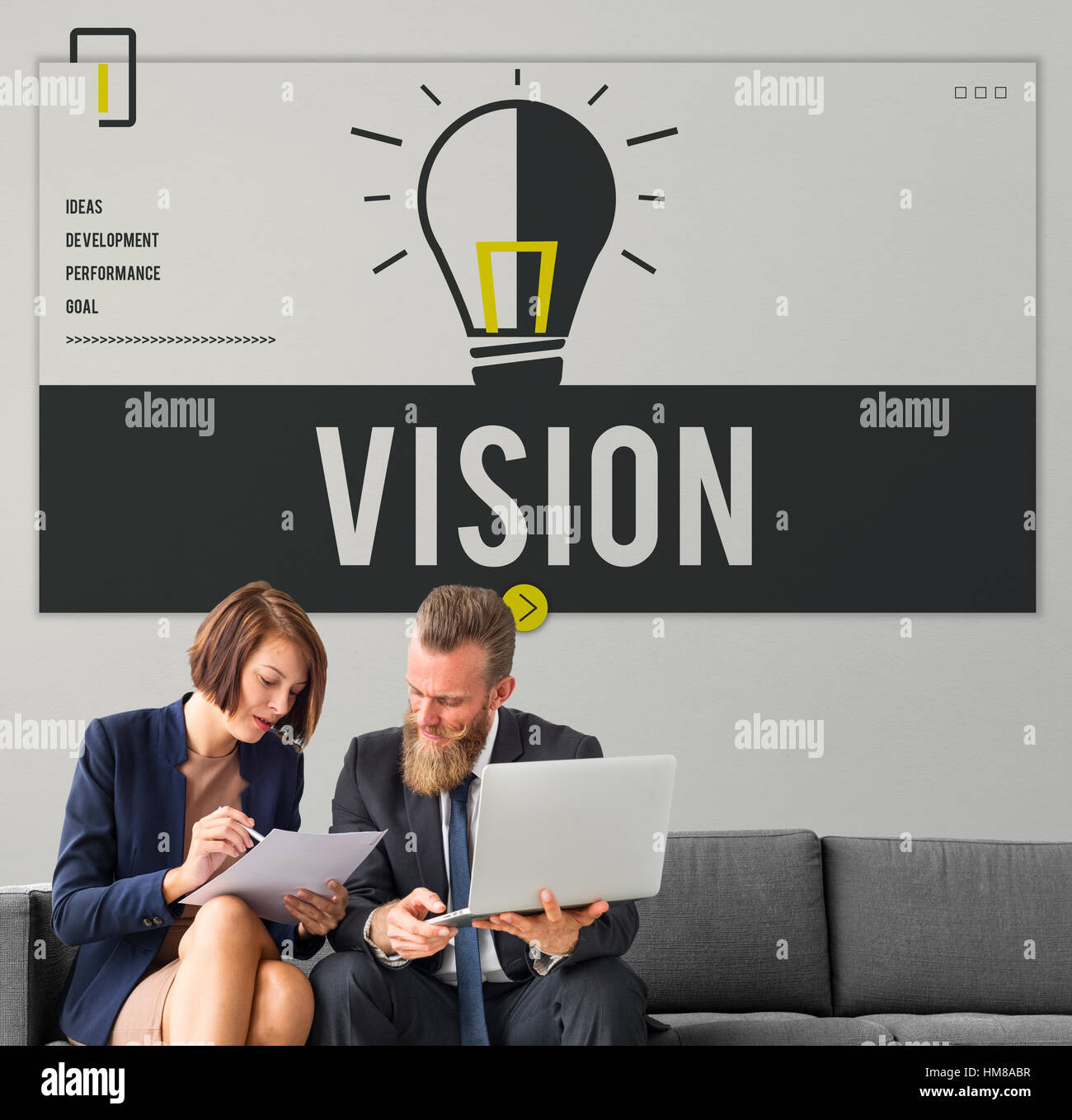 Ideas Development Vision Business Concept Stock Photo - Alamy