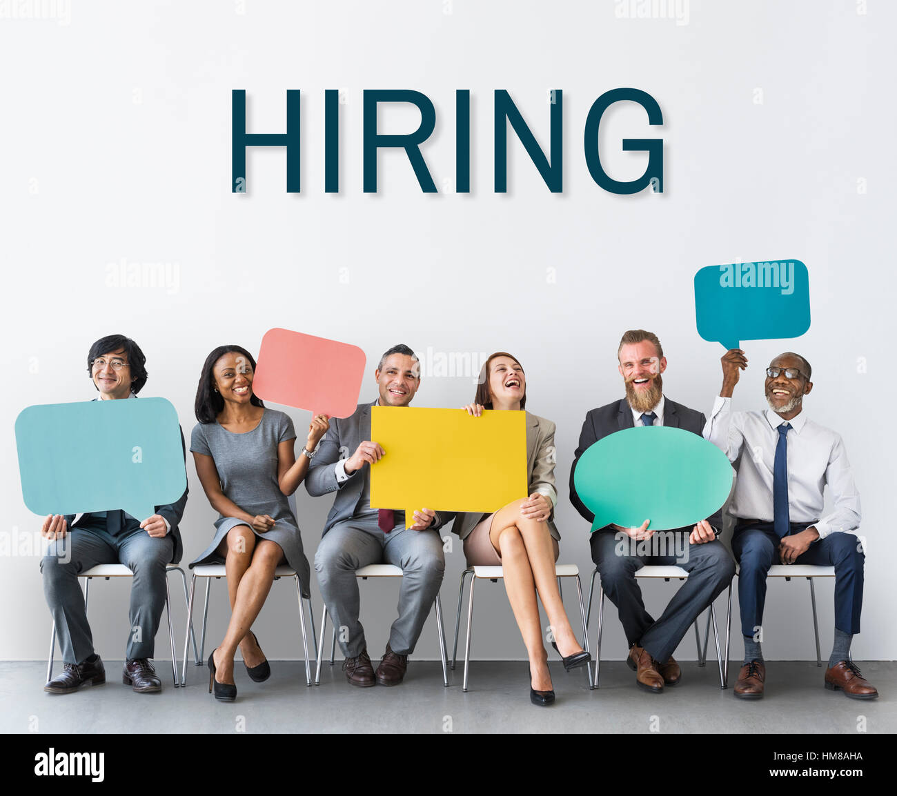 Hiring Career Employment Human Resources Concept Stock Photo - Alamy