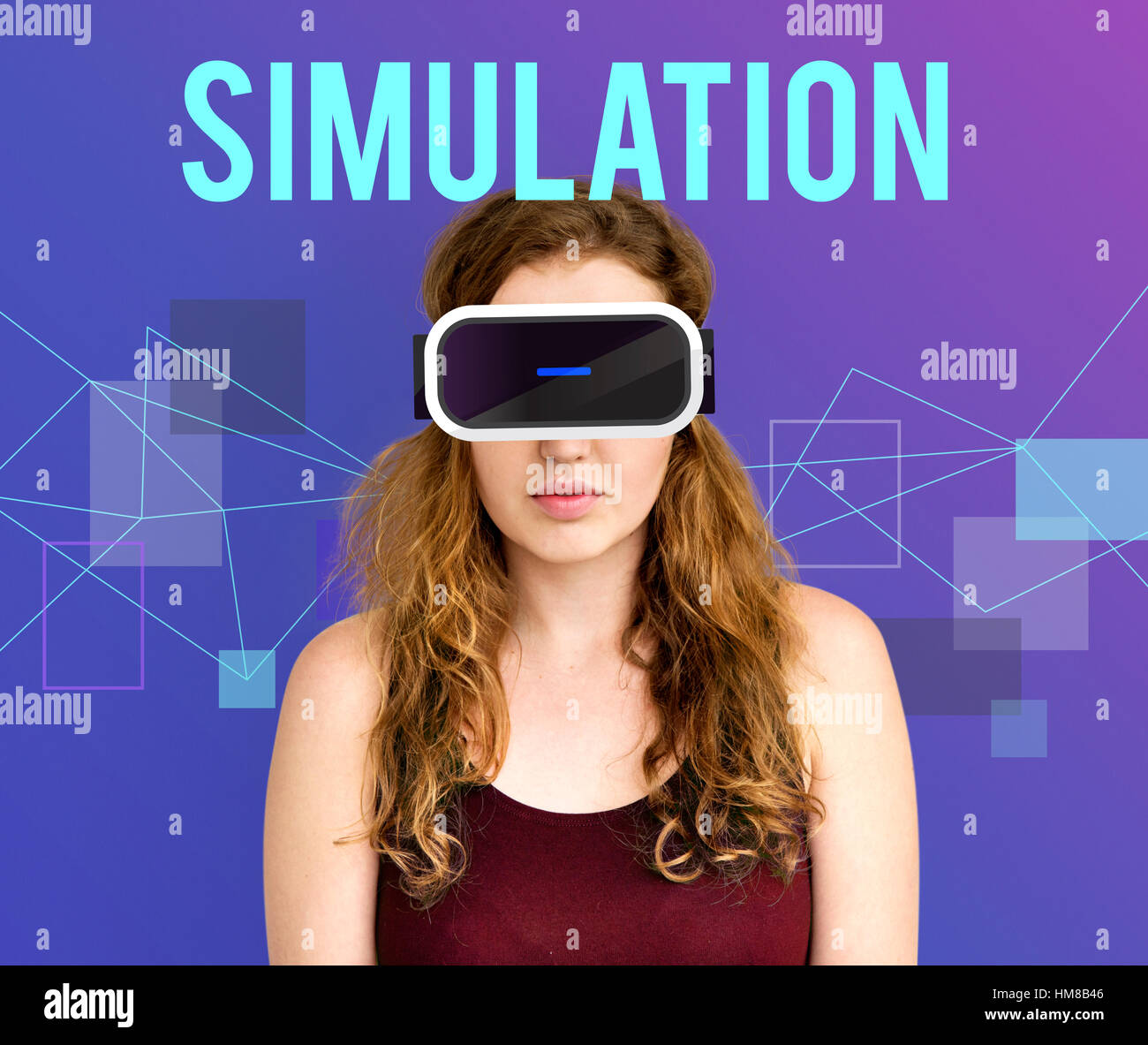 Technology Innovation Simulation Gadget Concept Stock Photo - Alamy
