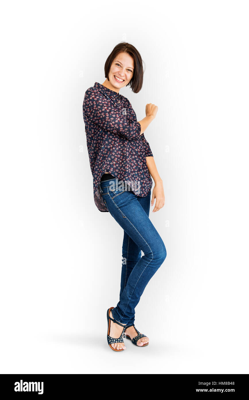 Friendly expression Cut Out Stock Images & Pictures - Alamy