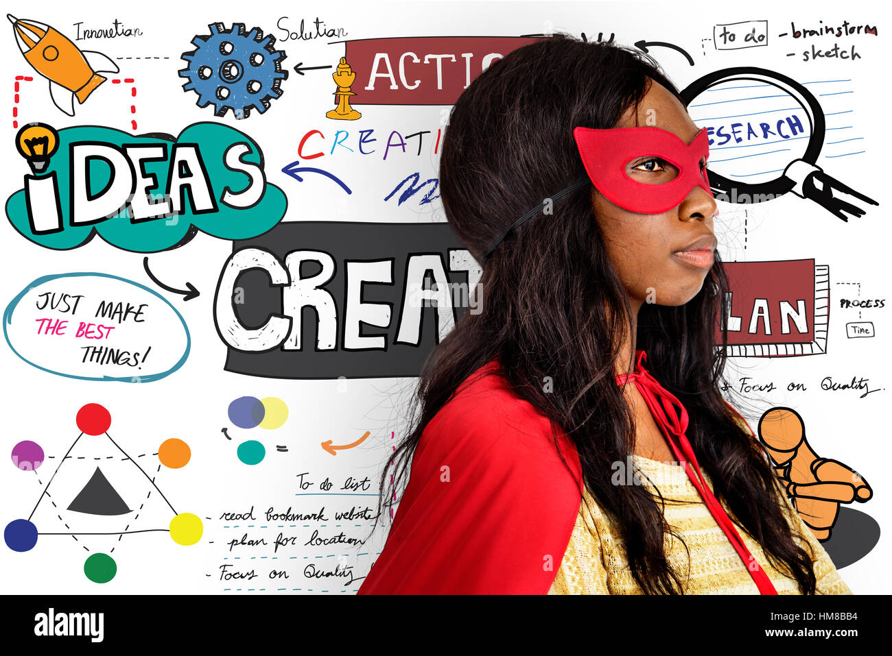 Creative Planning Thinking Ideas Concept Stock Photo - Alamy