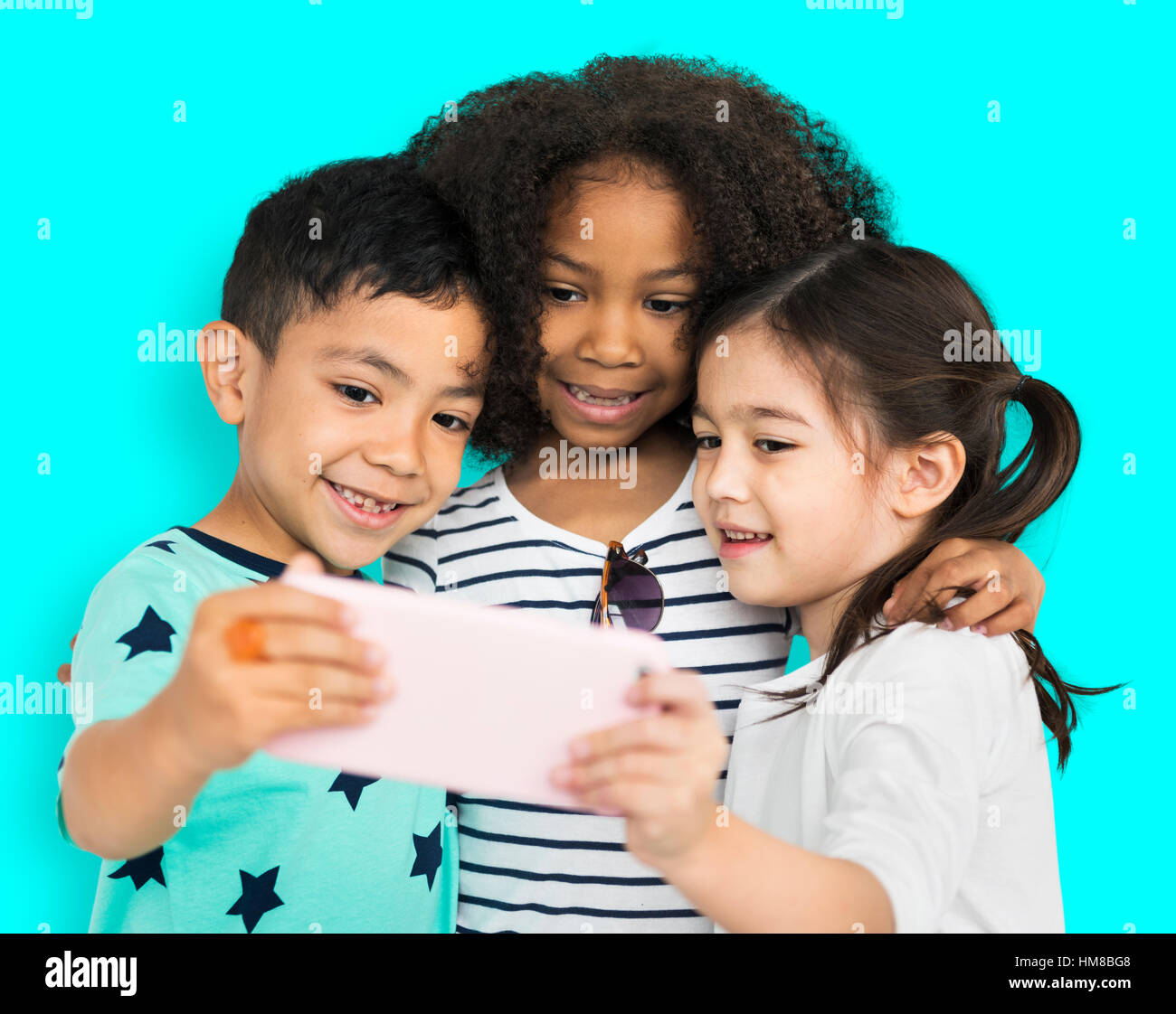 Kid Leisure Fun Technology Children Concept Stock Photo - Alamy