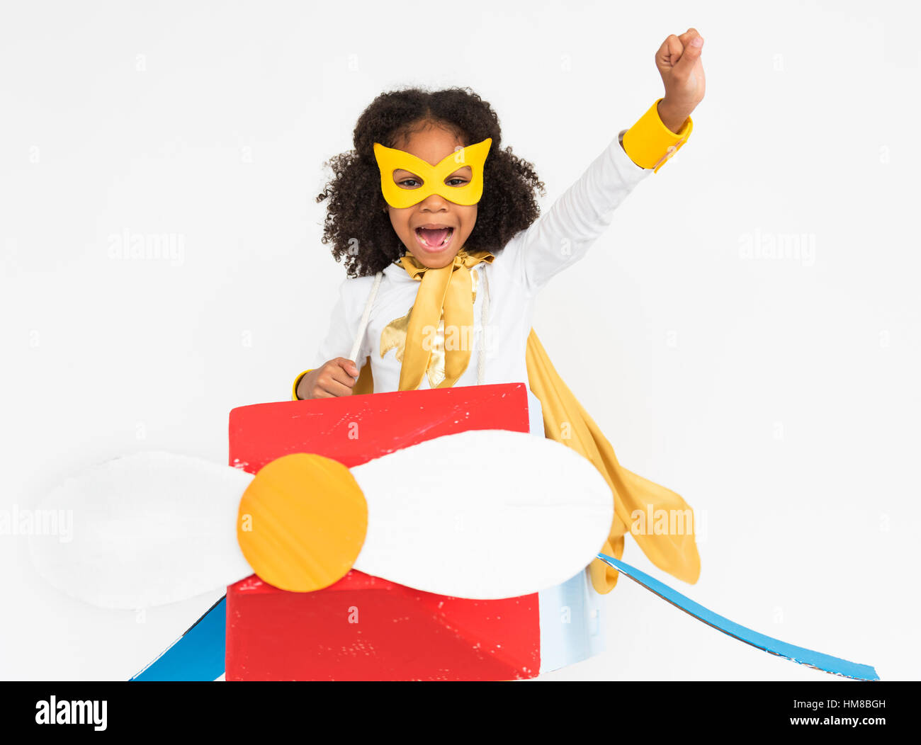 Superhero Girl Bold Brave Female Idol Concept Stock Photo - Alamy