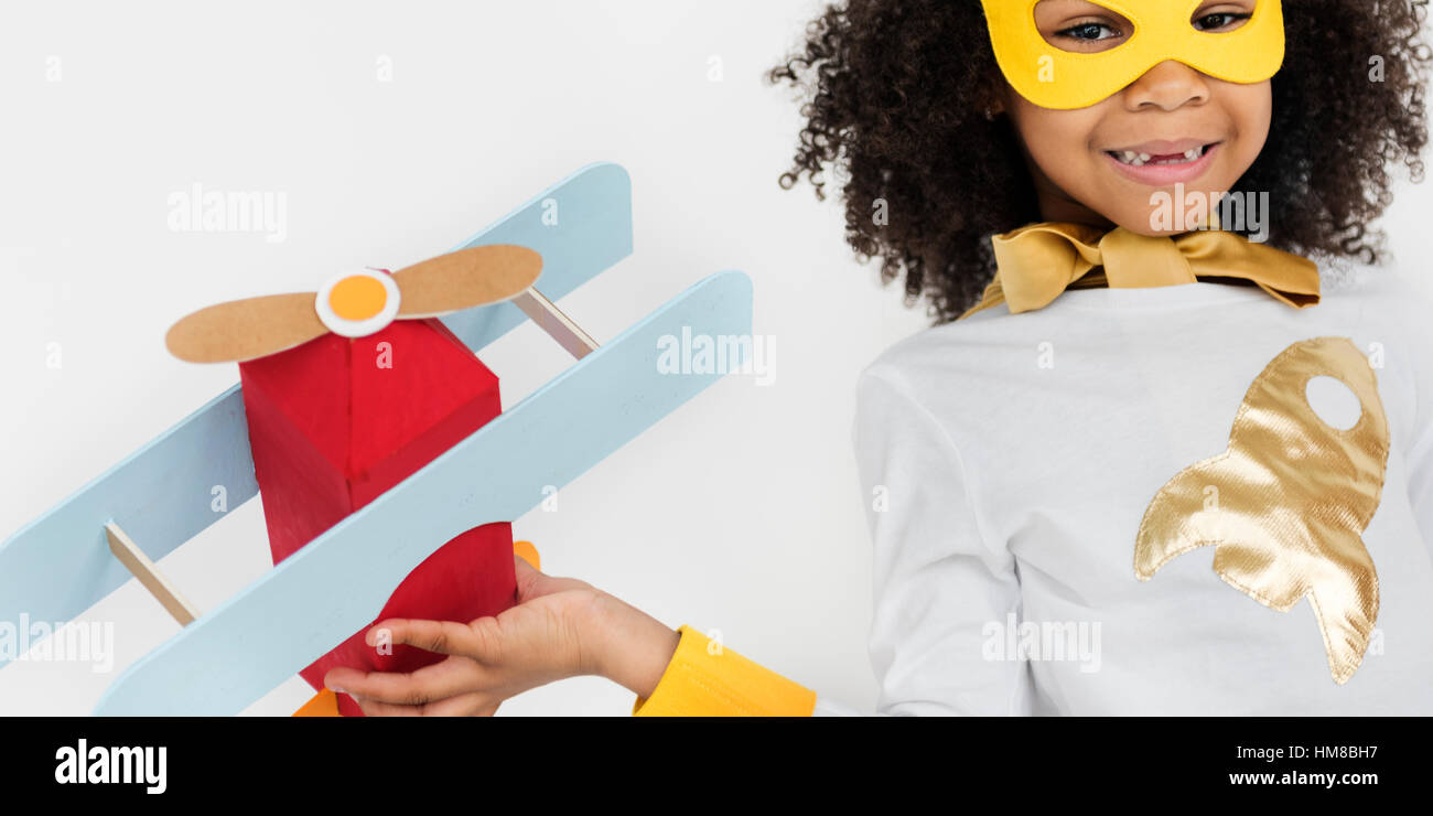 Superhero Girl Bold Brave Female Idol Concept Stock Photo - Alamy