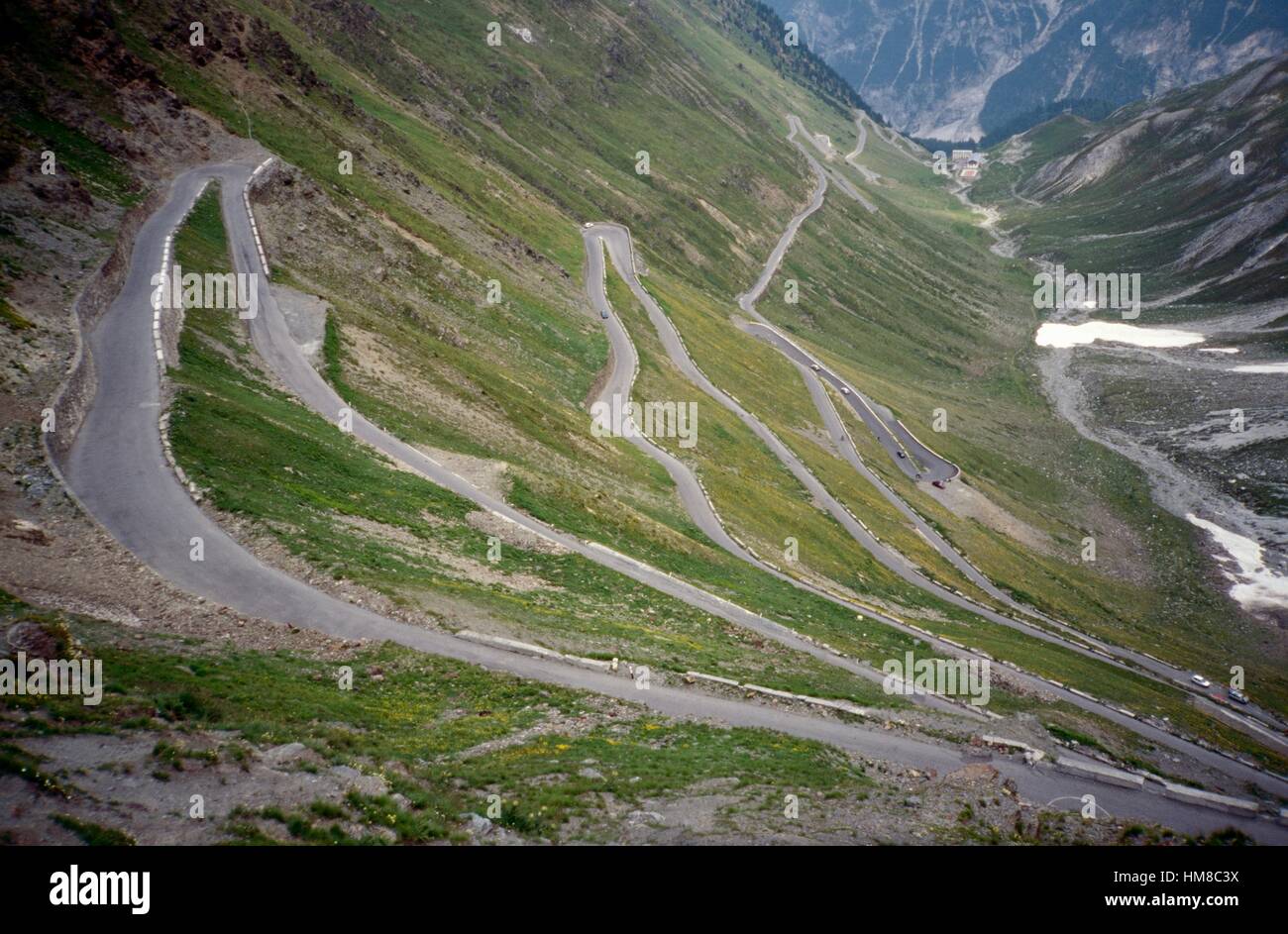 Stelvio pass and italy and car hi-res stock photography and images - Alamy