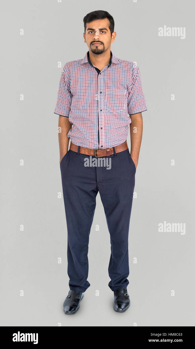 Indian guy full body studio hi-res stock photography and images - Alamy