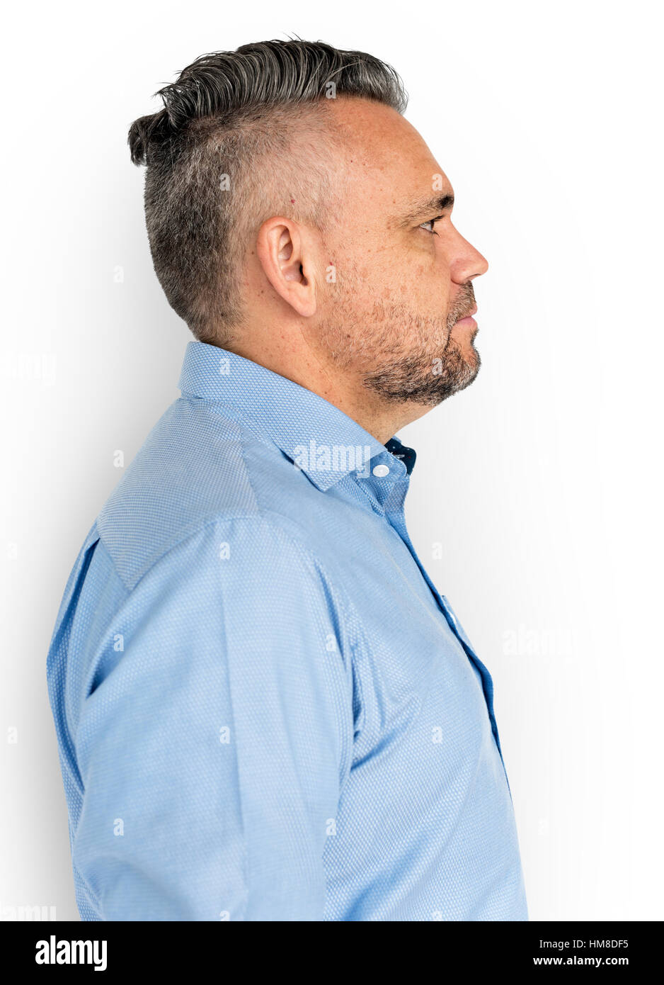 Adult Man Nutural Confident Portrait Concept Stock Photo - Alamy