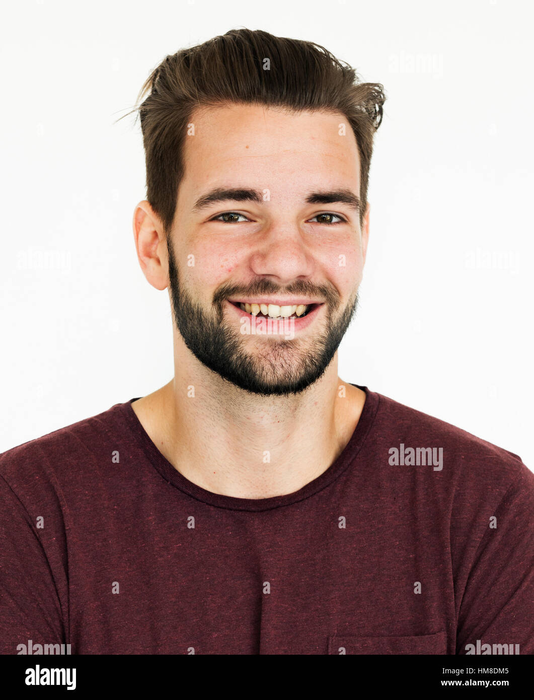 Men Smile Face Expression Portrait Concept Stock Photo - Alamy