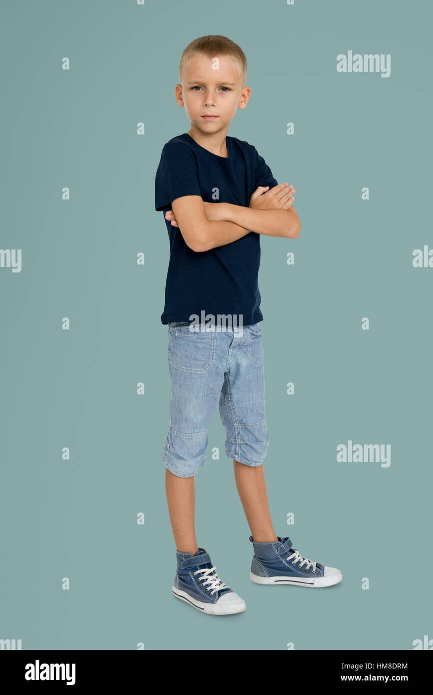 Little Boy Confidence Self Esteem Portrait Concept Stock Photo - Alamy