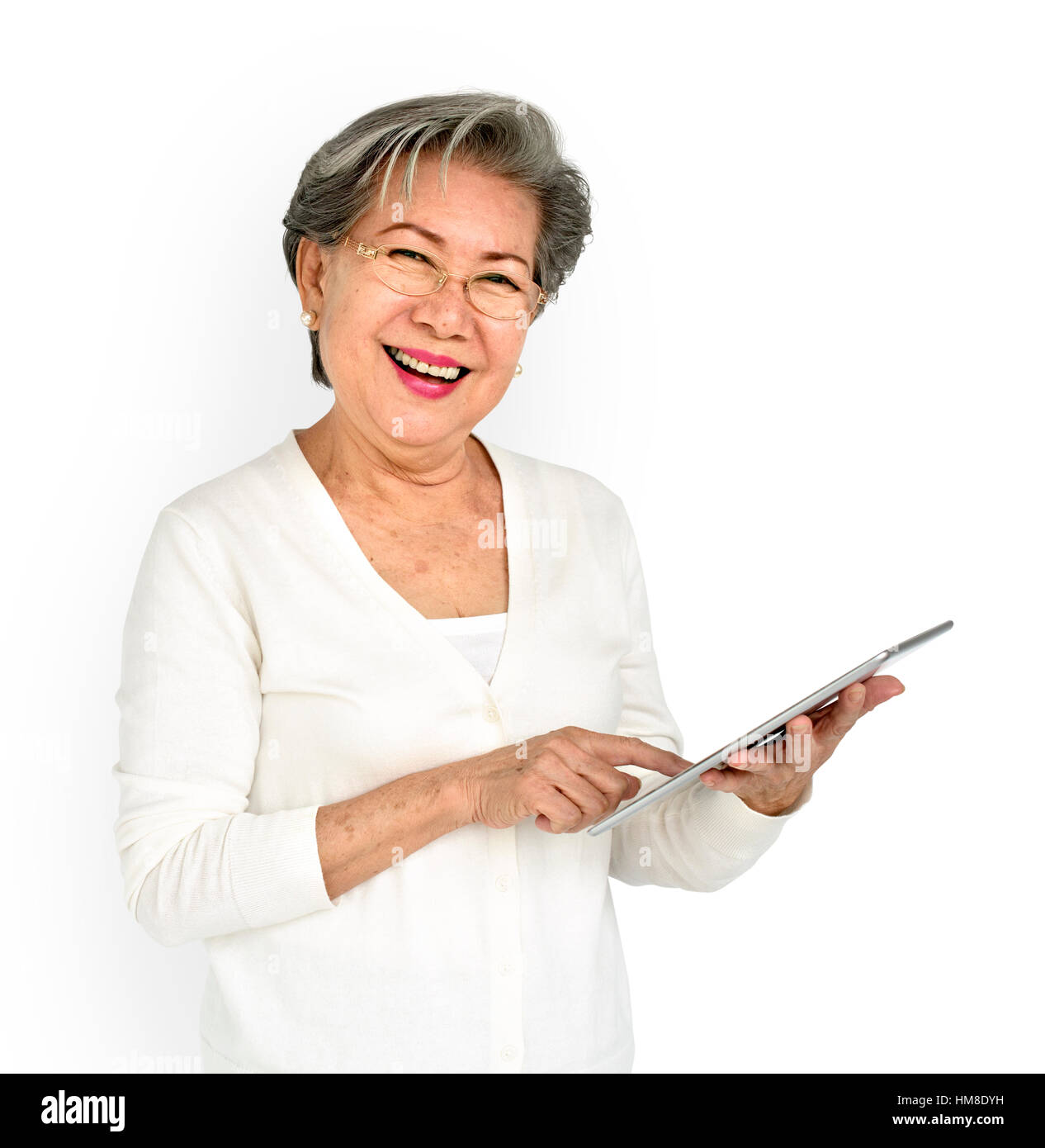 Portrait asian woman digital Cut Out Stock Images & Pictures - Alamy