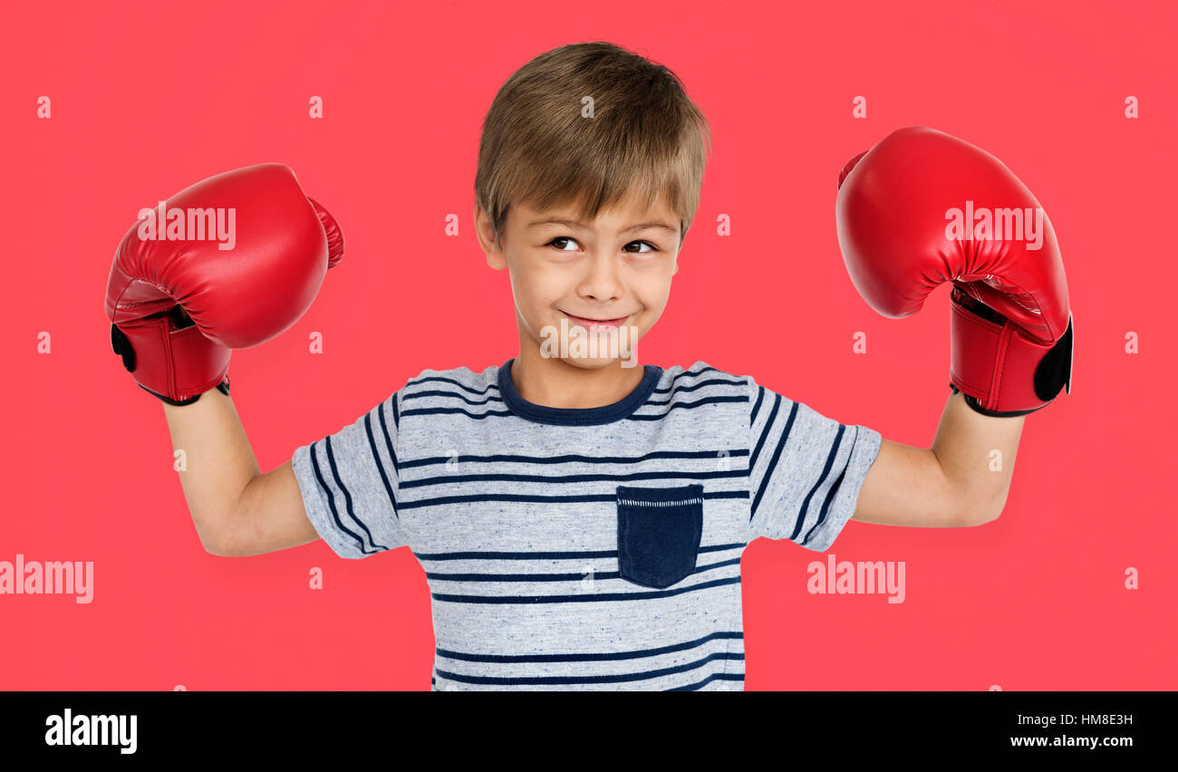 Smiling boy and his boxer High Resolution Stock Photography and Images ...