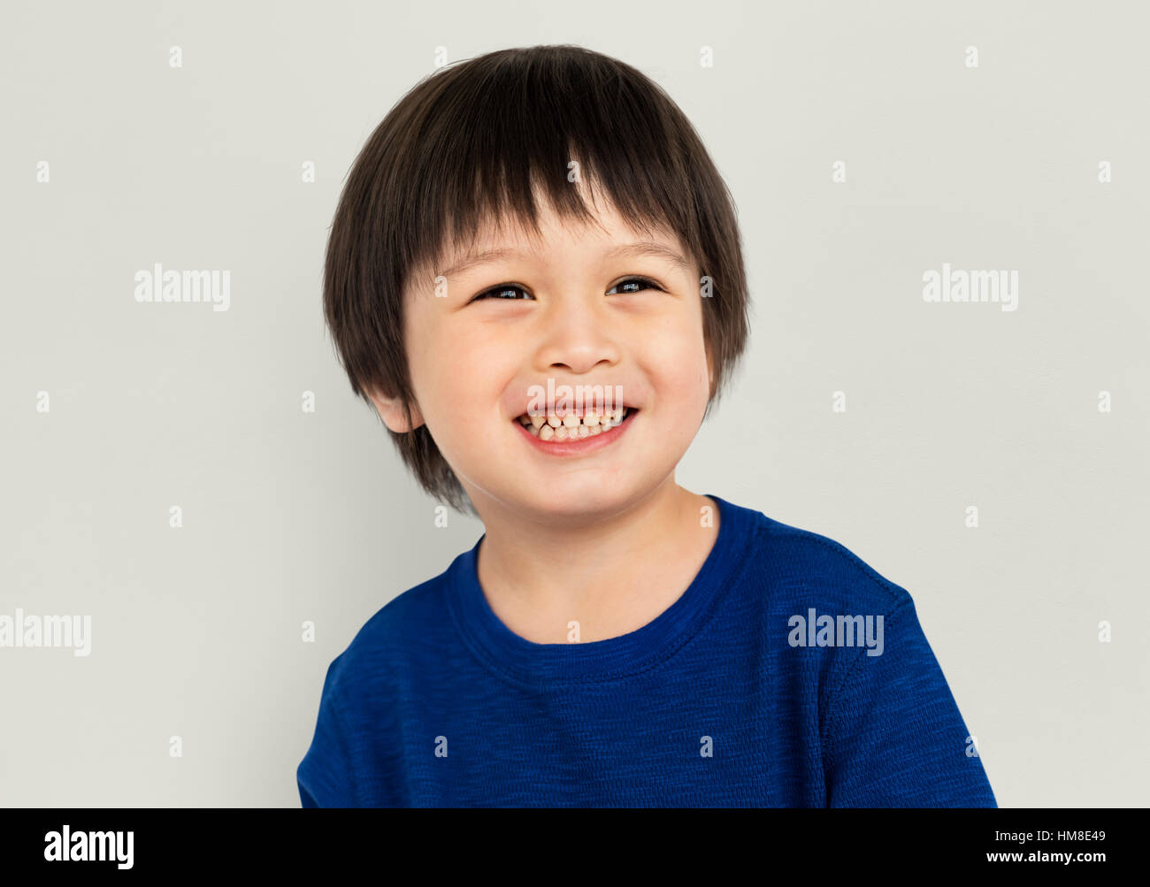 Little Kid Boy Smile Happy Concept Stock Photo - Alamy
