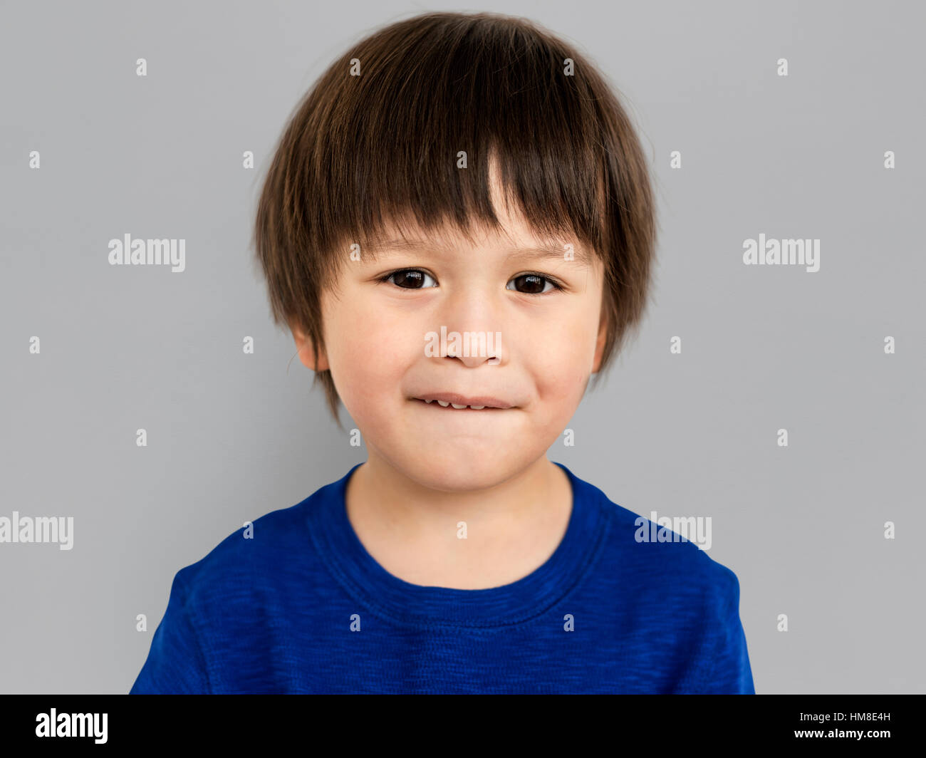 Little Kid Boy Smile Happy Concept Stock Photo - Alamy