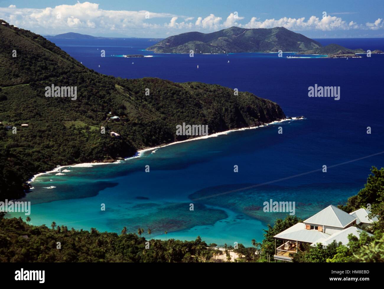 View of Brewers Bay, Tortola, British Virgin Islands Stock Photo - Alamy