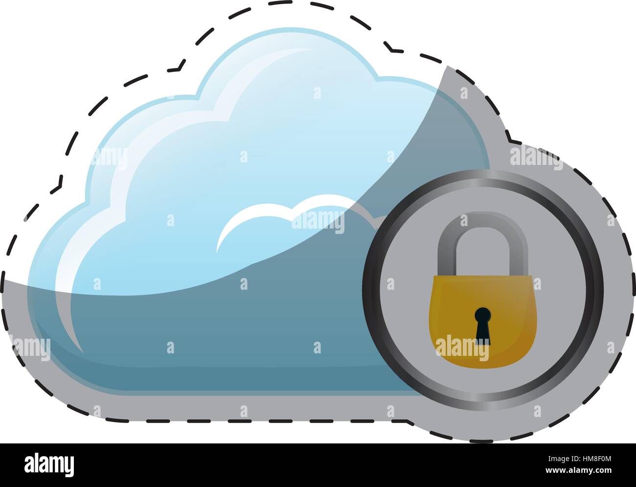 cloud storage safety icon image vector illustration design Stock Vector ...
