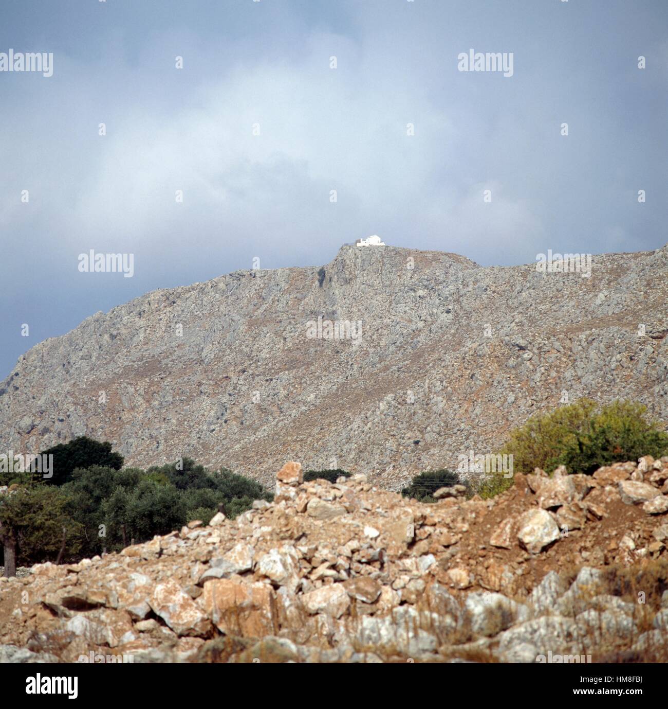 Rocky landscape around Anopolis, Crete, Greece Stock Photo - Alamy