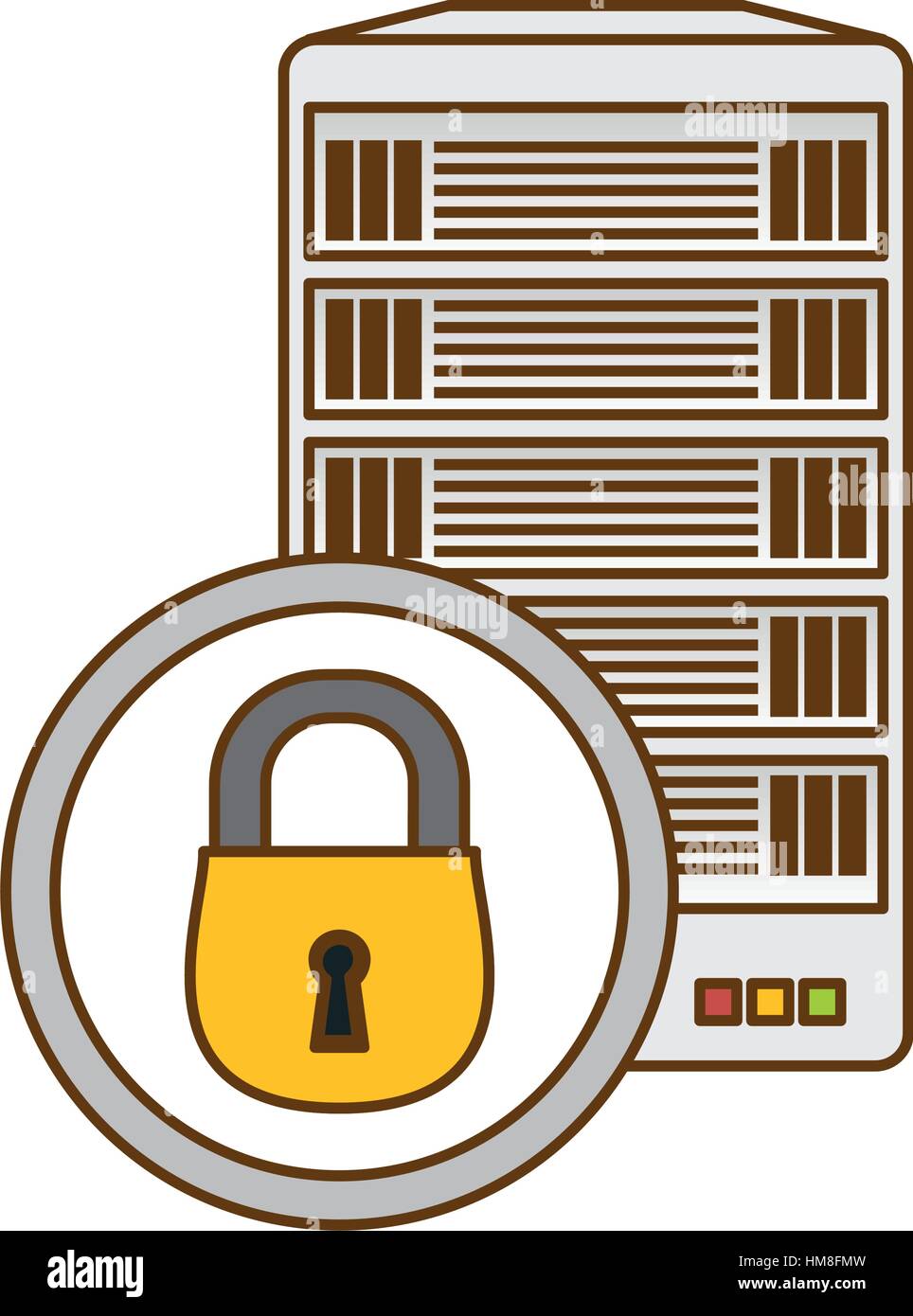 data center storage icon image vector illustration design Stock Vector ...