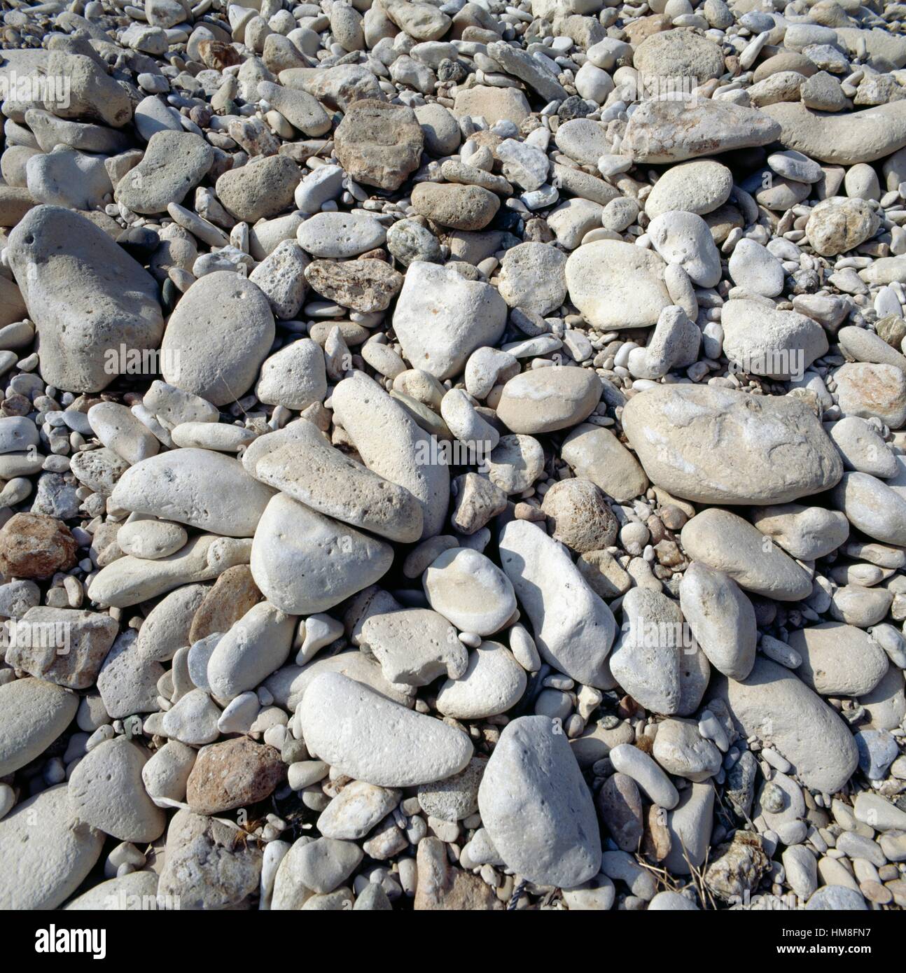 Stones on the beach near faneromeni hi-res stock photography and images ...