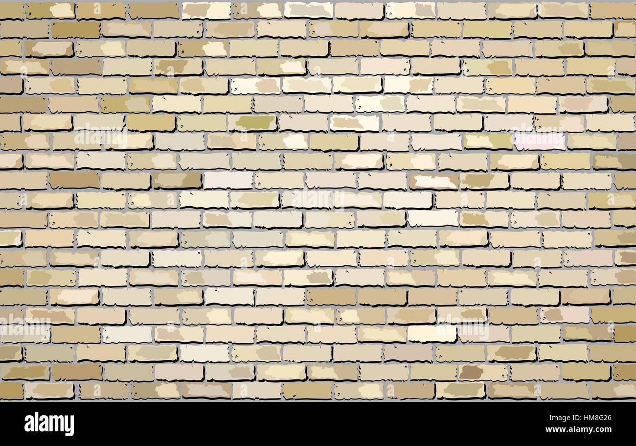 Beige brick wall Stock Vector Image & Art - Alamy
