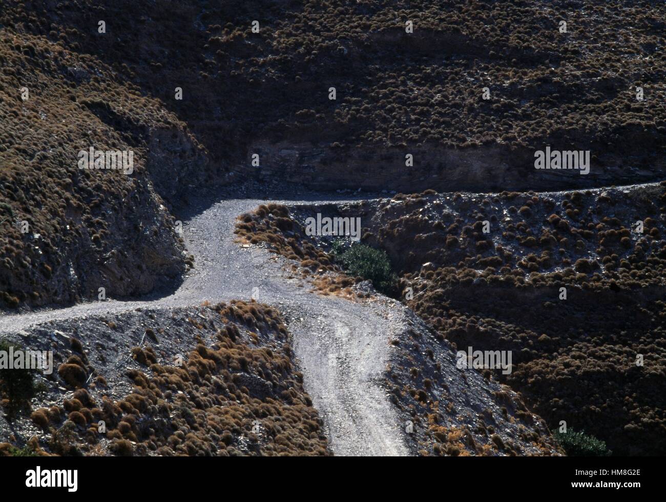 Dirt roads near Sklavopoula, Crete, Greece Stock Photo - Alamy