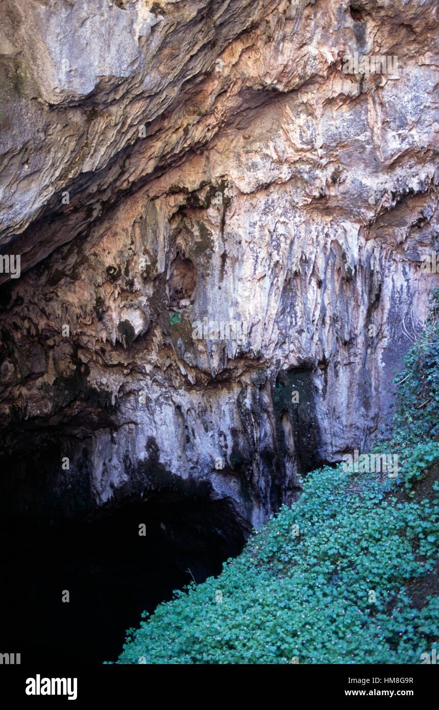 Psychro Minoan sacred cave, Lasithi District, Crete, Greece Stock Photo ...