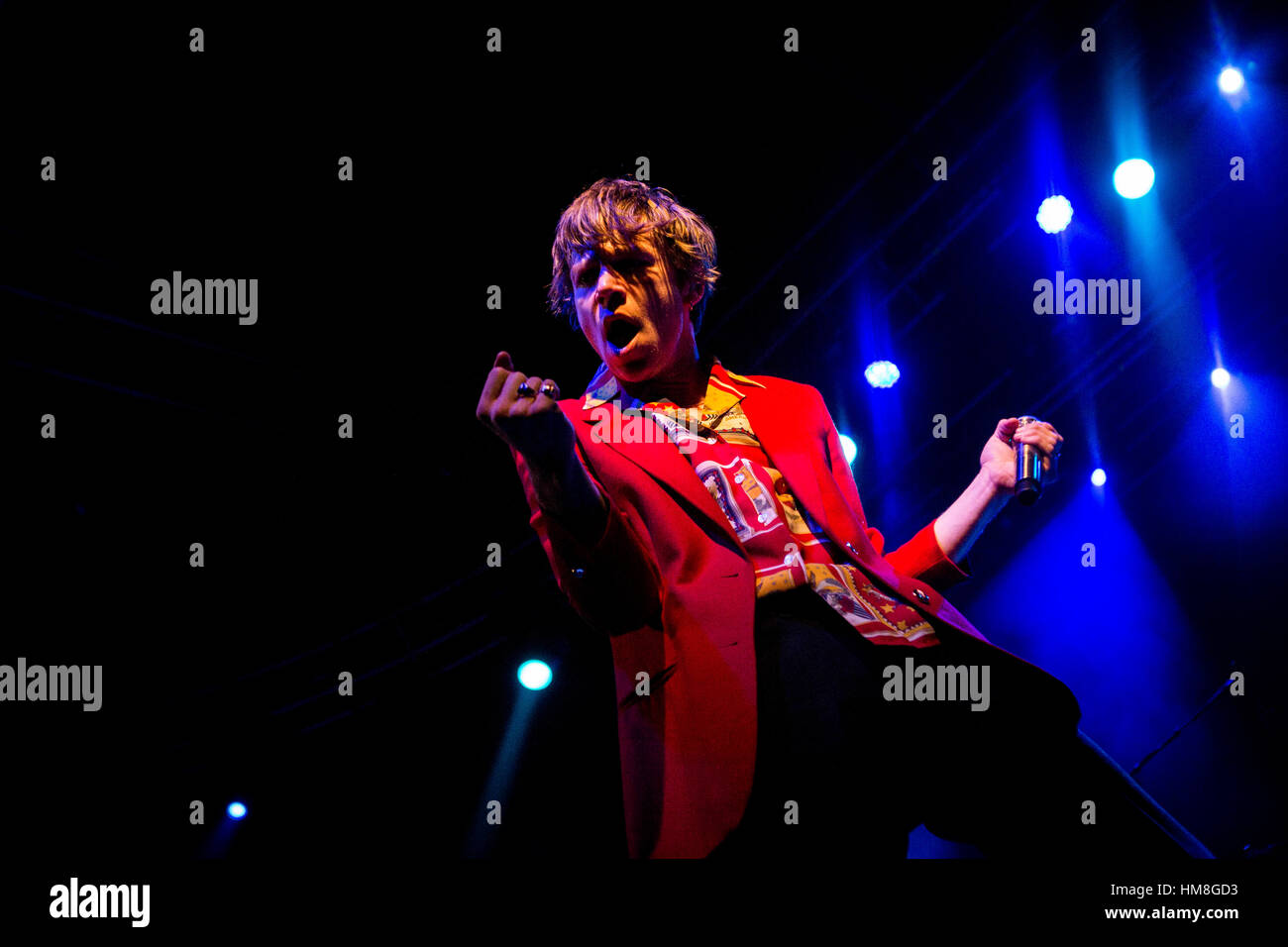 Milan, Italy. 31st Jan, 2017. Matthew Shultz of the american rock band ...