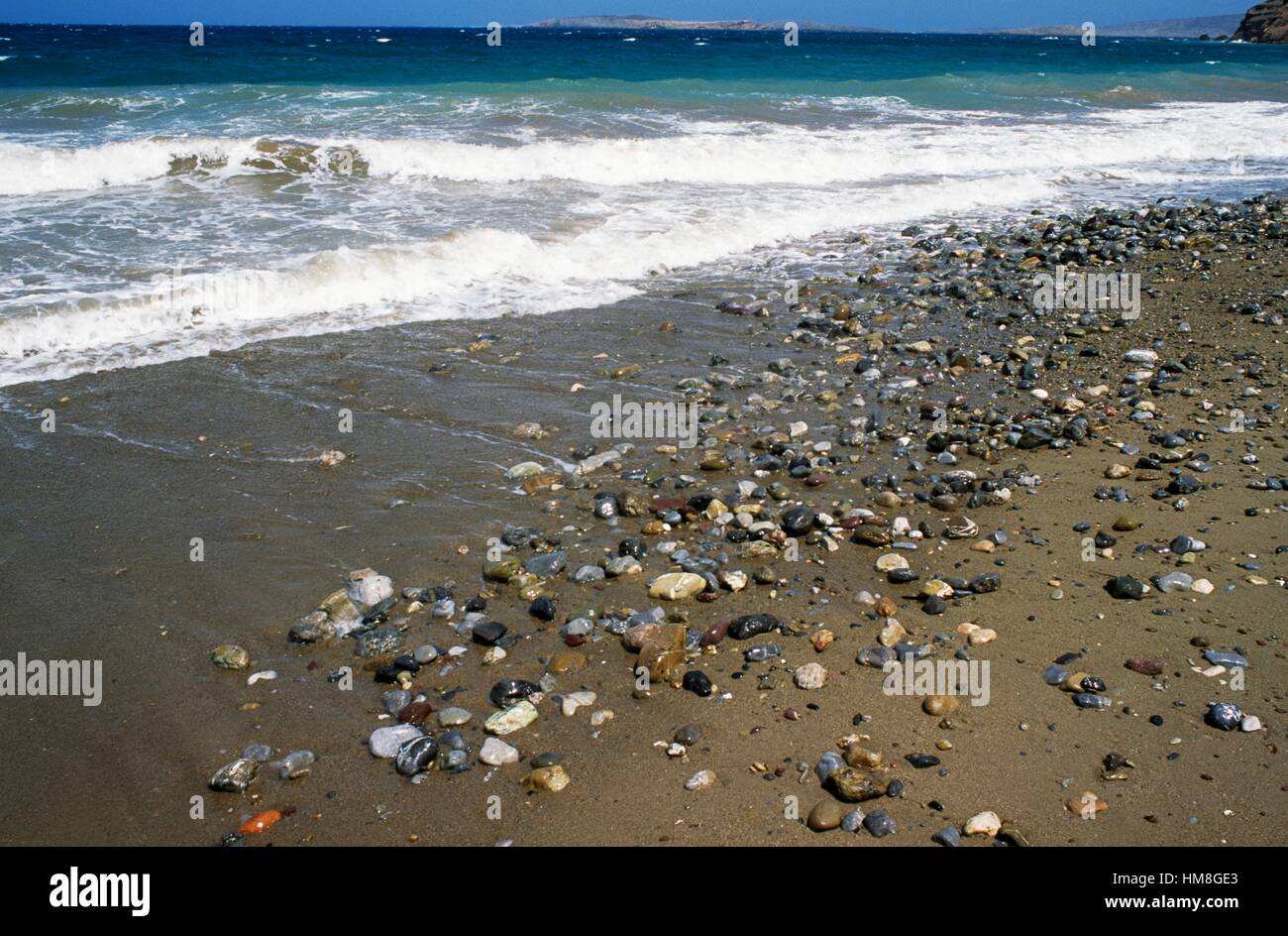 Kouremenos beach, Palekastro, Crete, Greece Stock Photo - Alamy