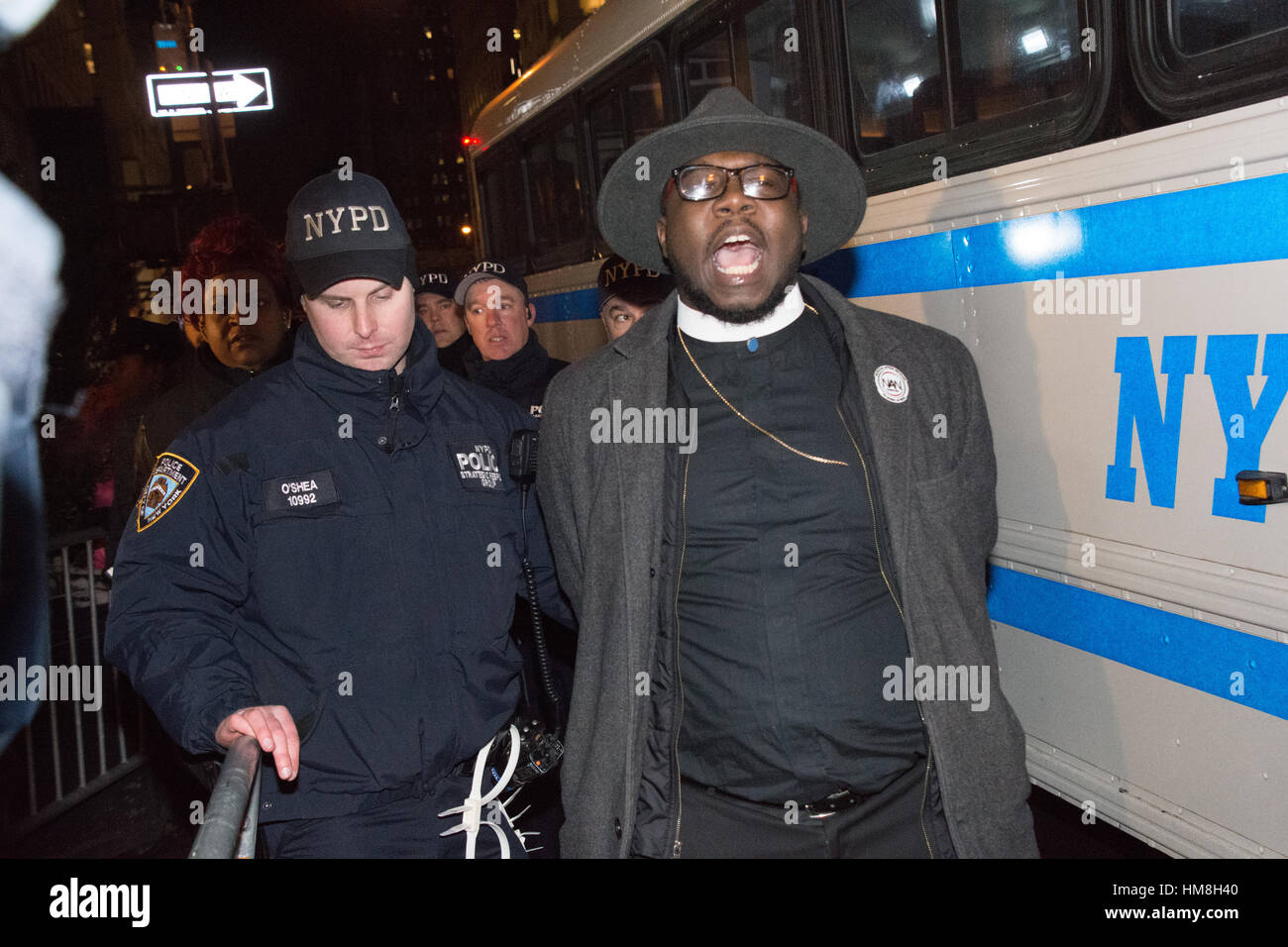 New York City, United States. 31st Jan, 2017. Rev. Kevin McCall, NAN ...