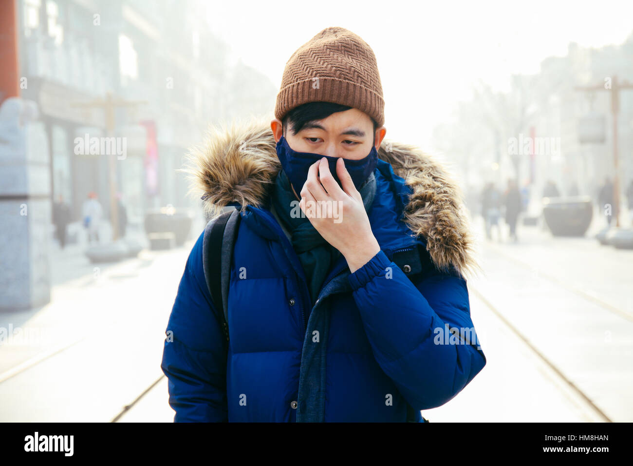 China air pollution face mask hi-res stock photography and images - Alamy