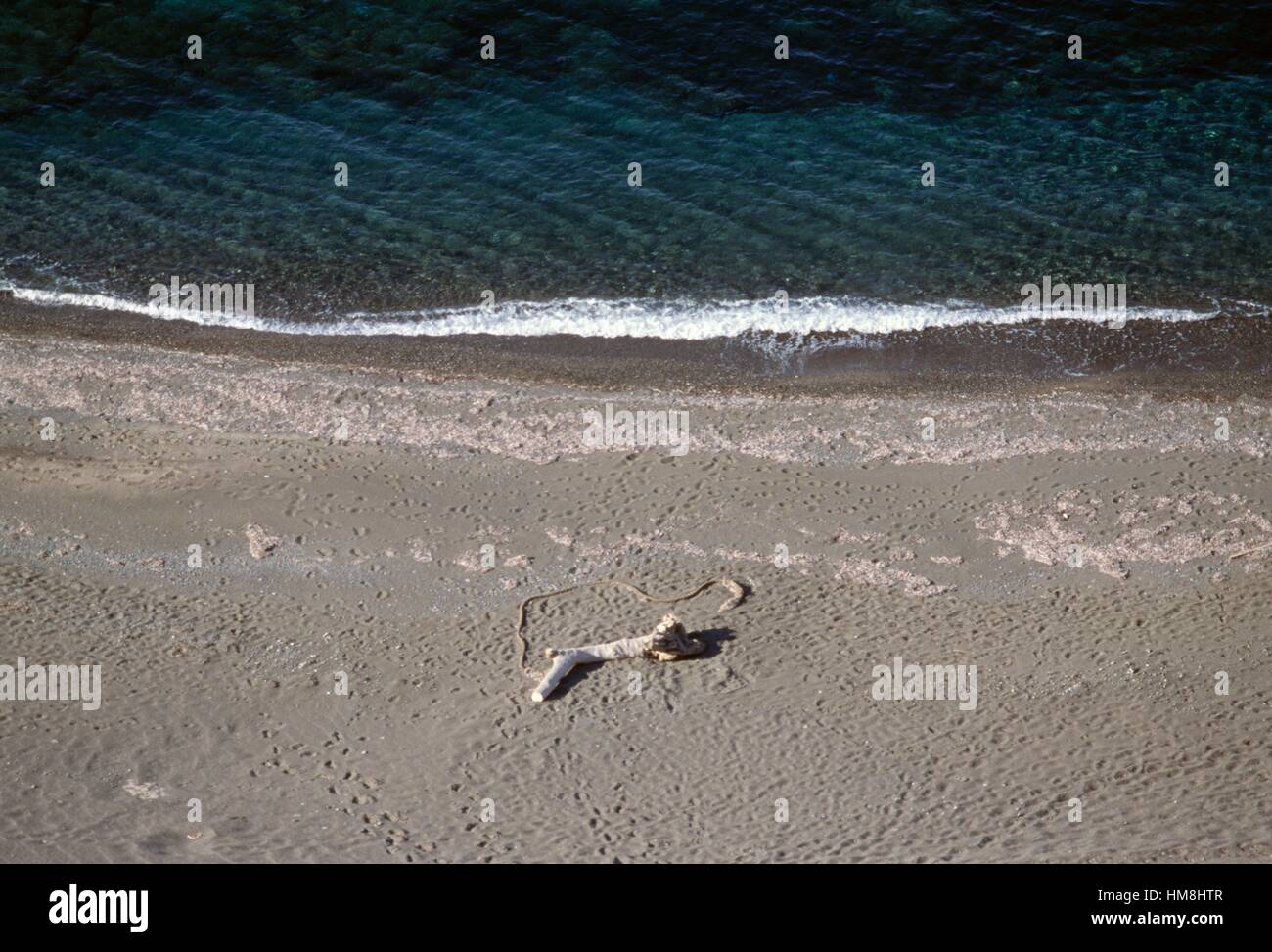 Beach near Kastri and the ancient city of Inatos, Crete, Greece Stock ...