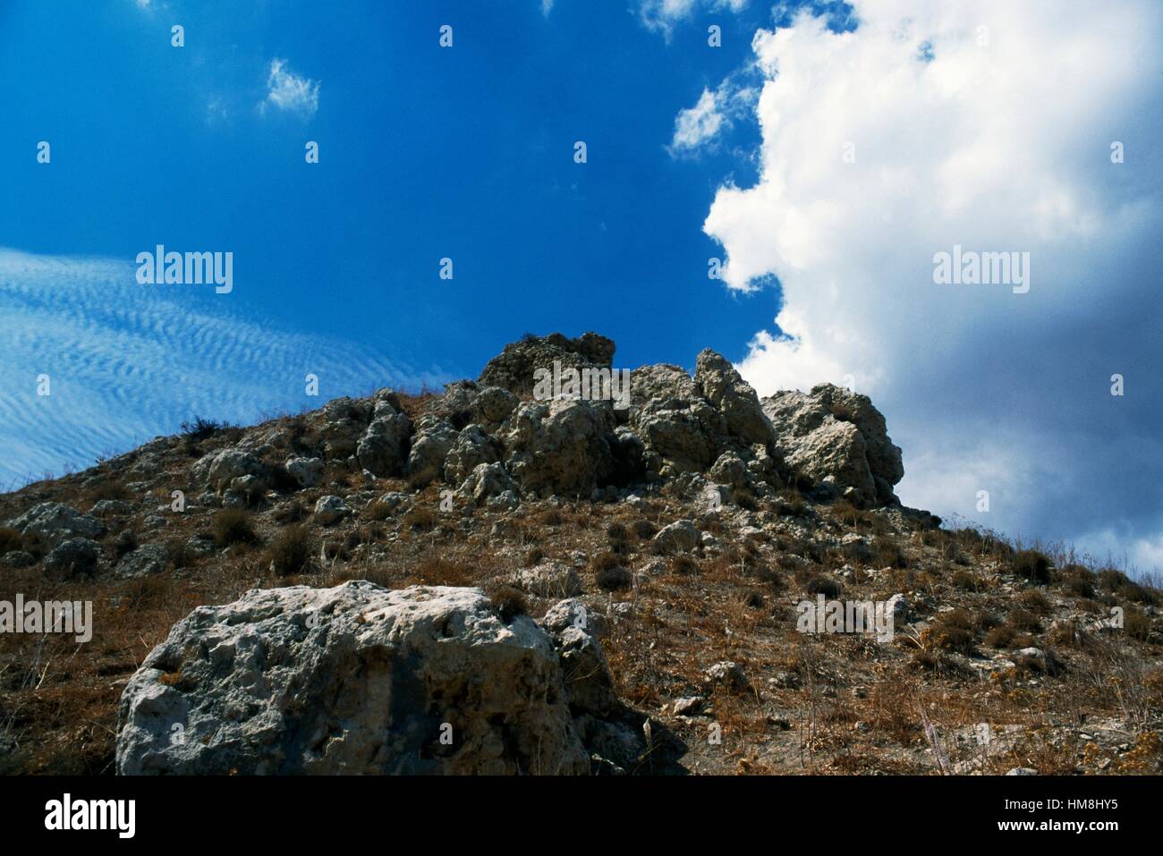 Prinias Minoan peak sanctuary, Crete, Greece Stock Photo - Alamy