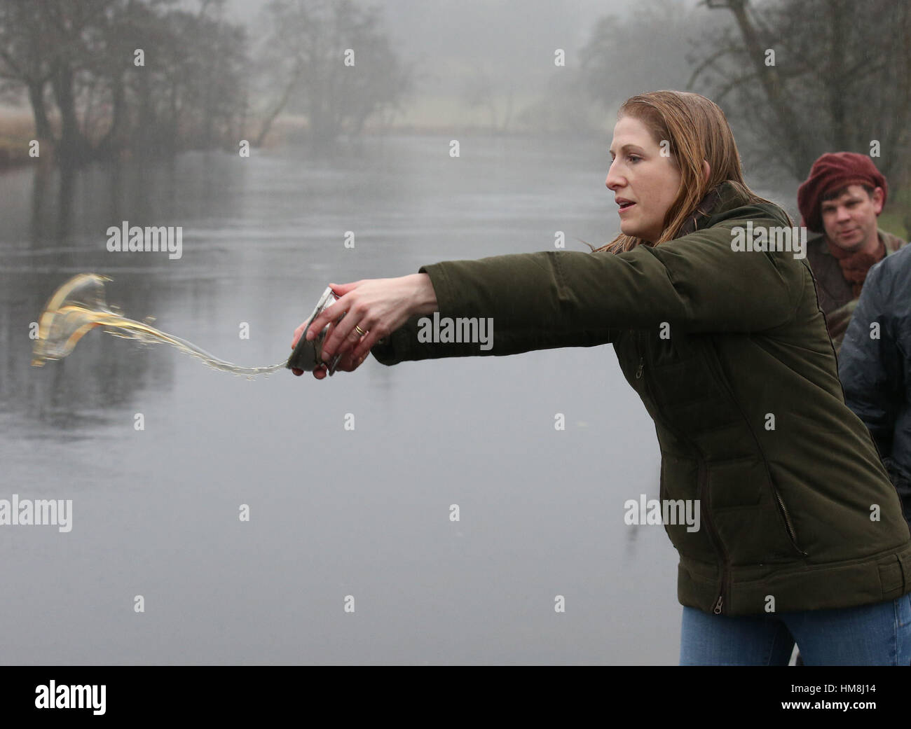 Jo Stephenson blesses the River Teith at Callander as she officially ...